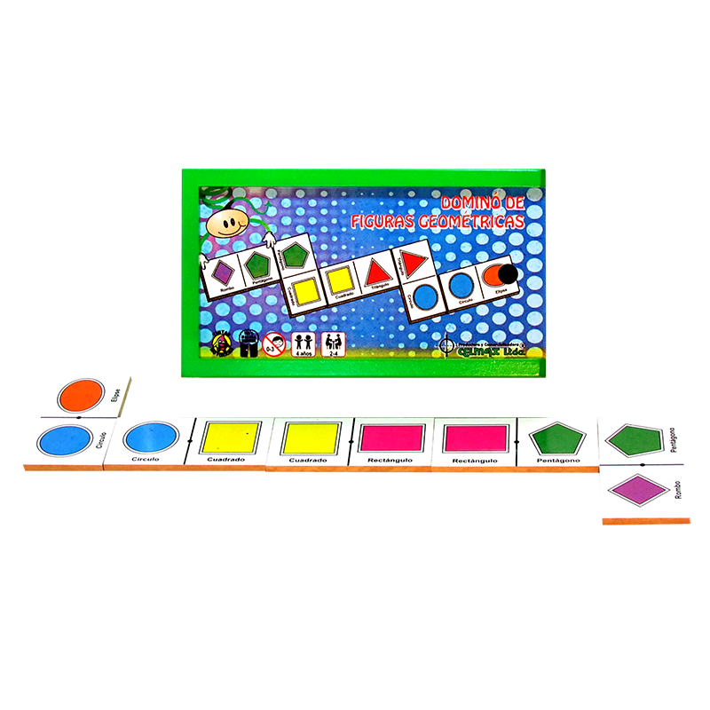 Dominó de Figuras Geométricas. – Didácticos Celmax SAS