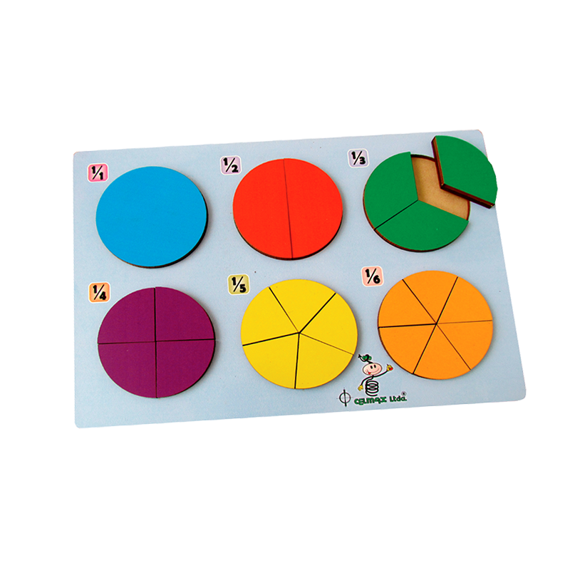 Tabla de Fraccionarios del 1 al 1/6 – Didácticos Celmax SAS