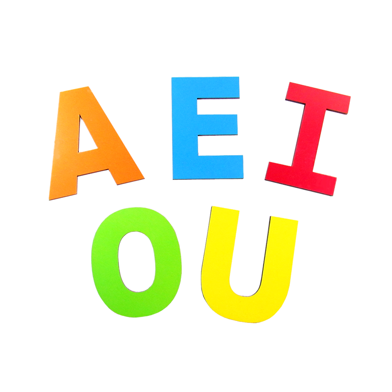 Vocales Mayúsculas Sueltas – Didácticos Celmax SAS
