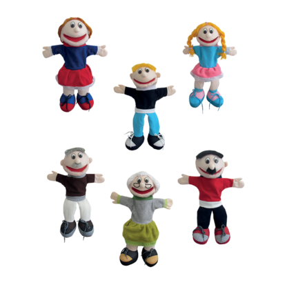 Títeres de La Familia x 6 – Didácticos Celmax SAS