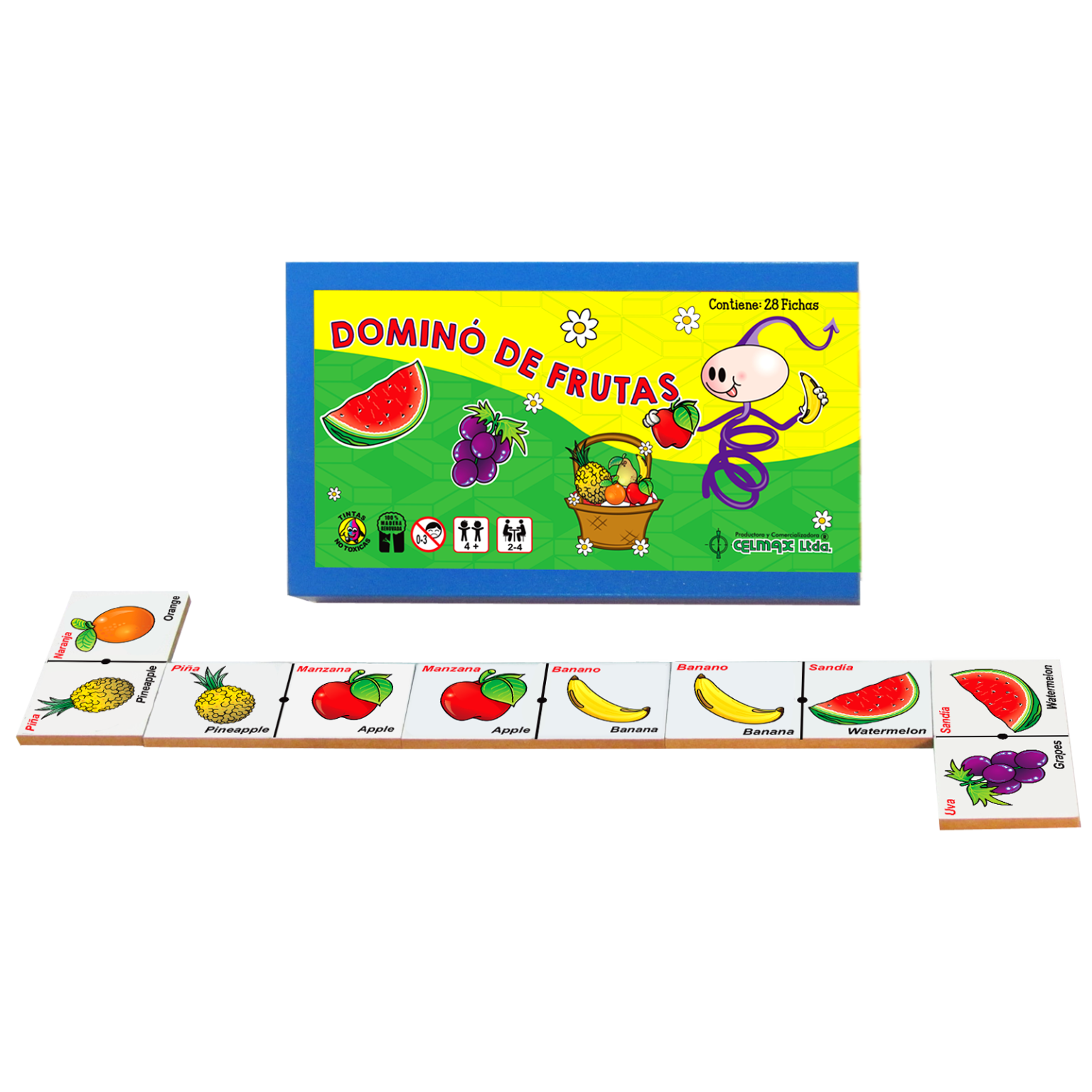 Dominó de Frutas – Didácticos Celmax SAS